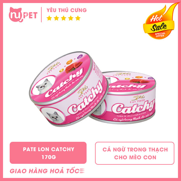 Pate lon Catchy 400g - Pate thơm ngon dành cho mèo
