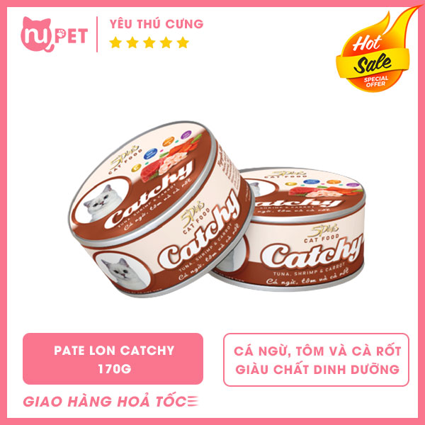 Pate lon Catchy 400g - Pate thơm ngon dành cho mèo