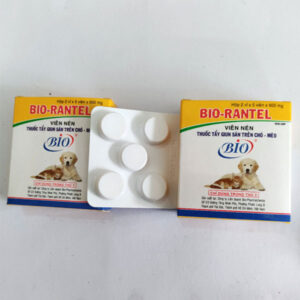 Viên sổ giun, tẩy giun sán Bio-Rantel cho chó mèo